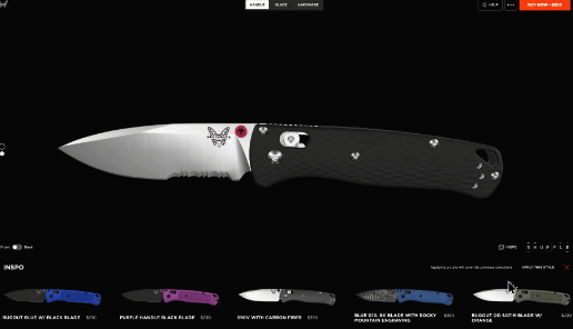 Benchmade: Crafting Custom Knives with Threekit