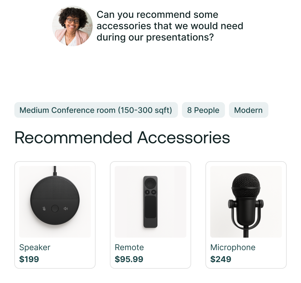 3D Configurator - Visualize Your Conference Room AV Setup | Threekit